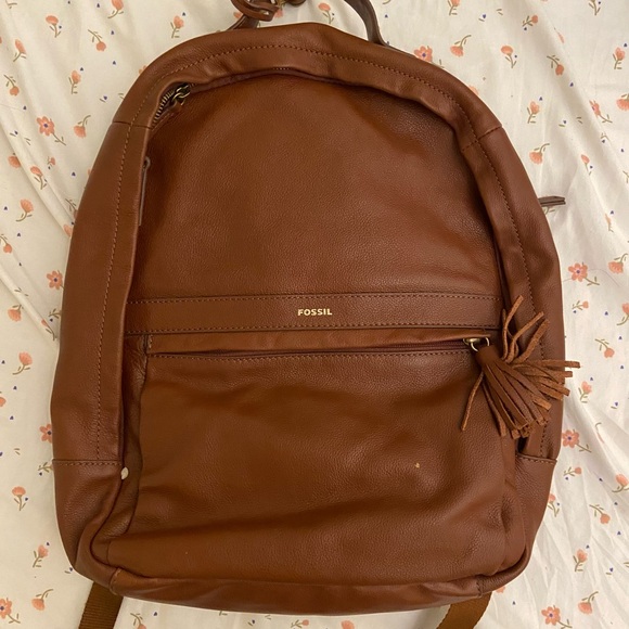 Fossil | Bags | Fossil Medium Brown Sherri Backpack | Poshmark